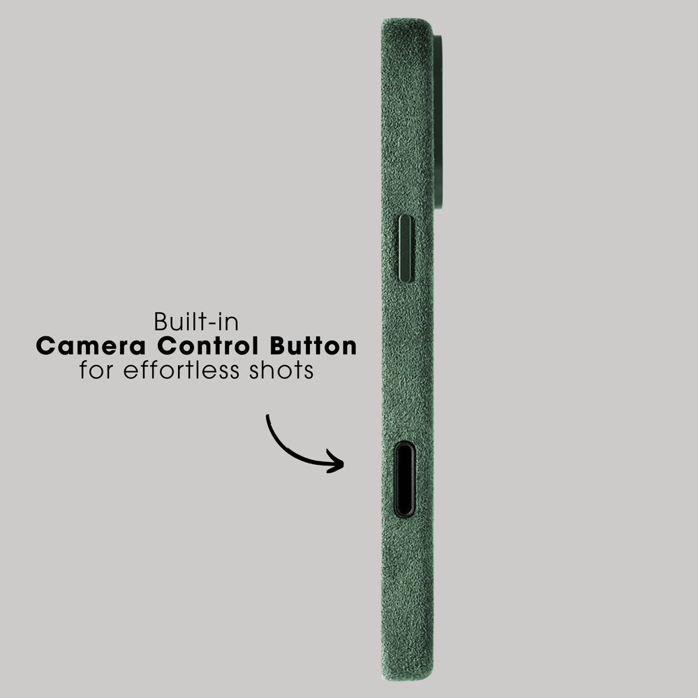 iPhone 17 Pro Max - Alcantara Case - Midnight Green