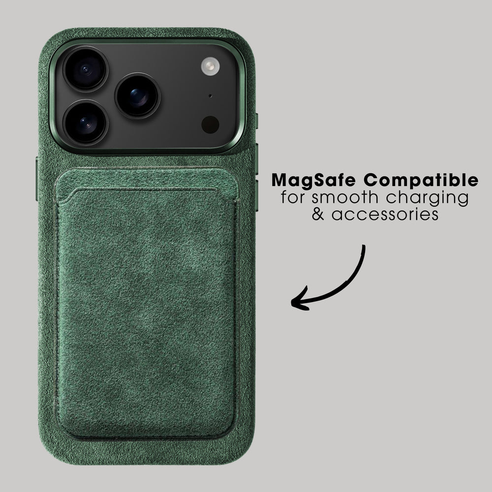 iPhone 17 Pro Max - Alcantara Case - Midnight Green